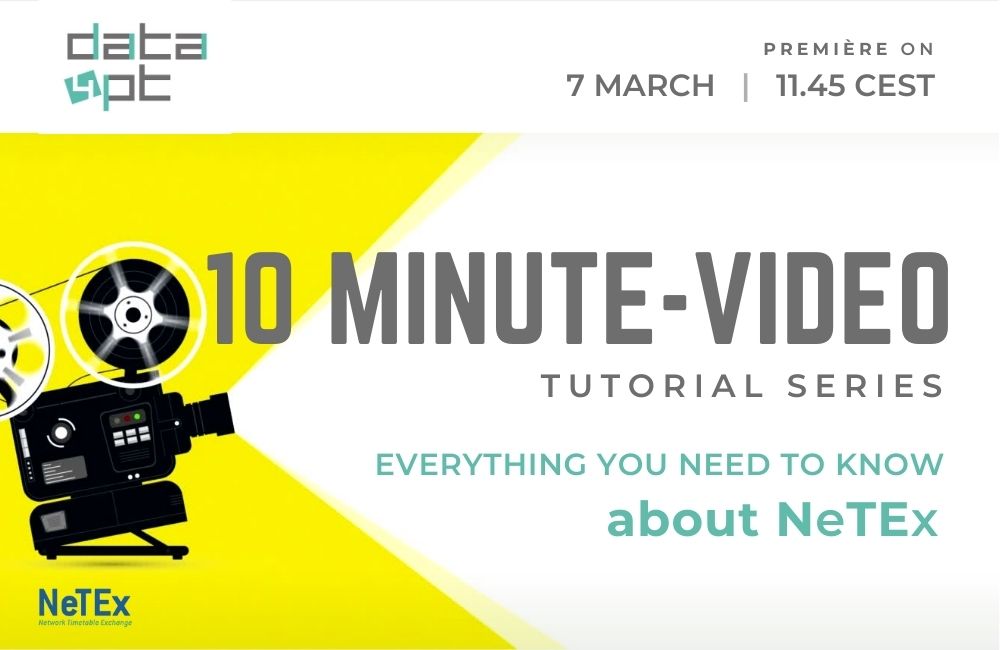 DATA4PT launches series of NeTEx video tutorials - Data4PT